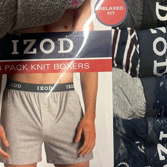 Izod | Underwear & Socks | Mens Izod 4 Pack Boxer Size Large New In The Box Nice The Color Navy ...